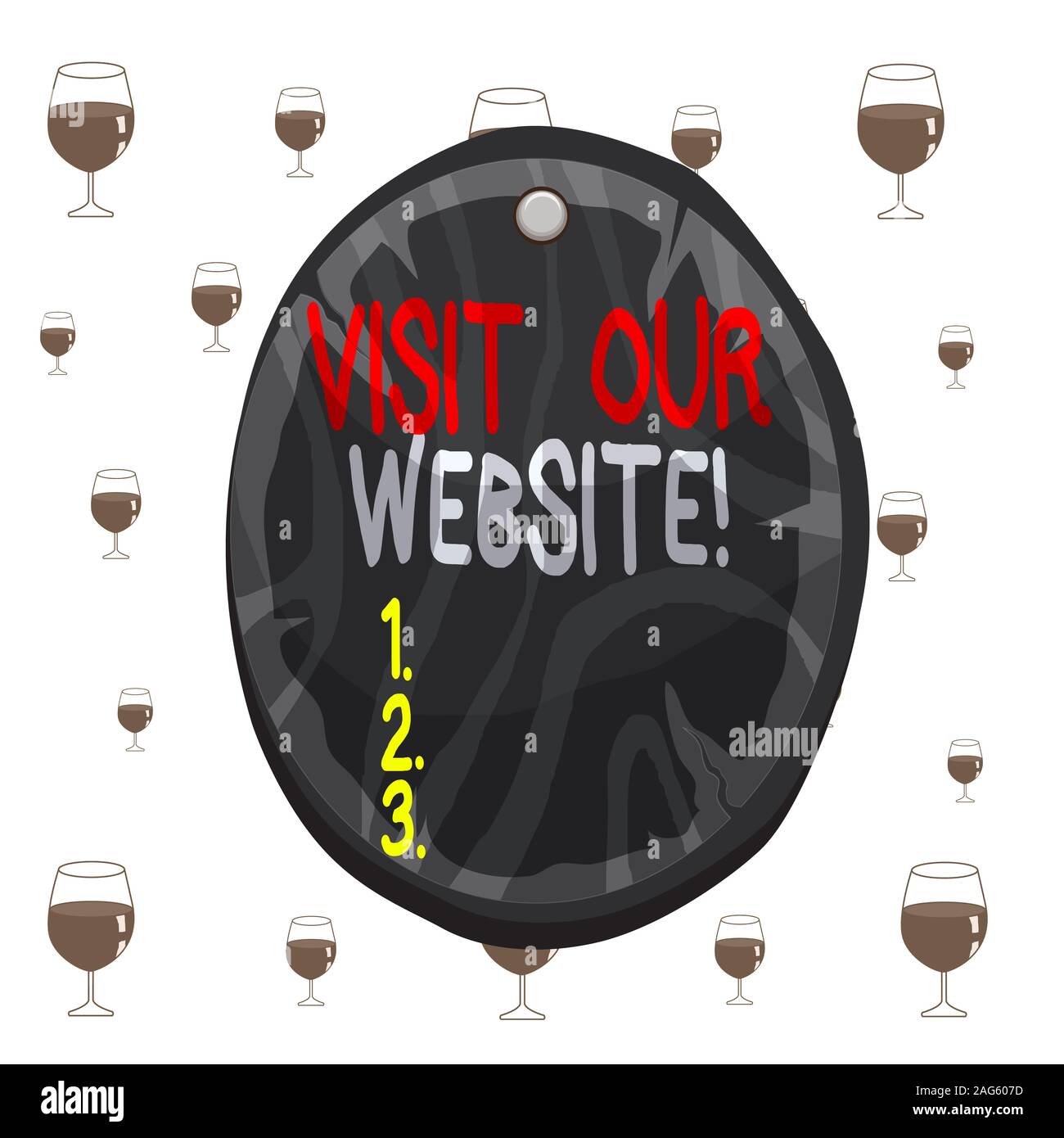 Text sign showing Visit Our Website. Business photo text visitor who ...