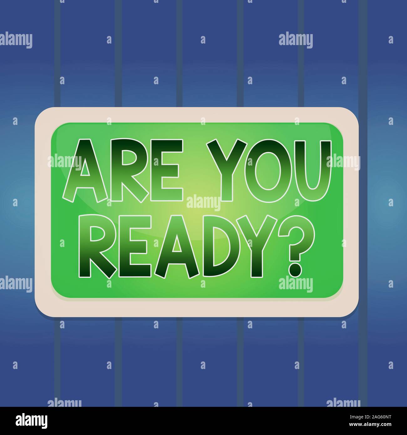 Writing note showing Are You Ready Question. Business concept for used ...