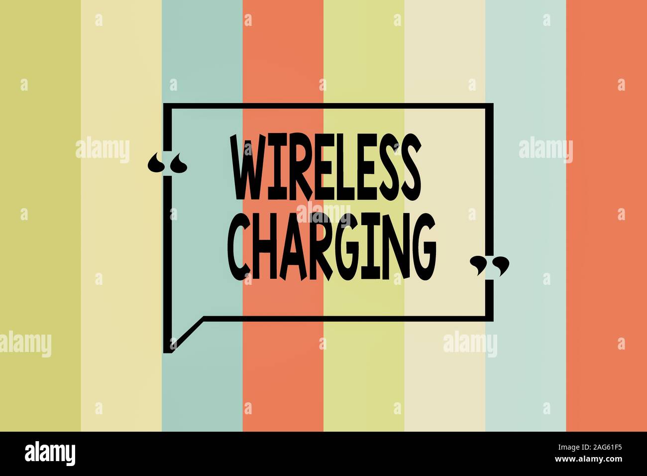 Writing note showing Wireless Charging. Business concept for methods of ...