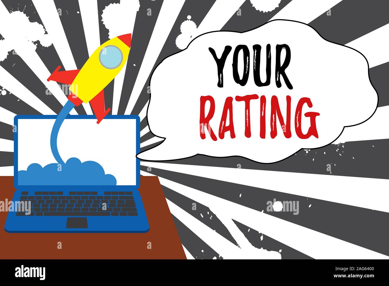 Conceptual Hand Writing Showing Your Rating Concept Meaning Score Or