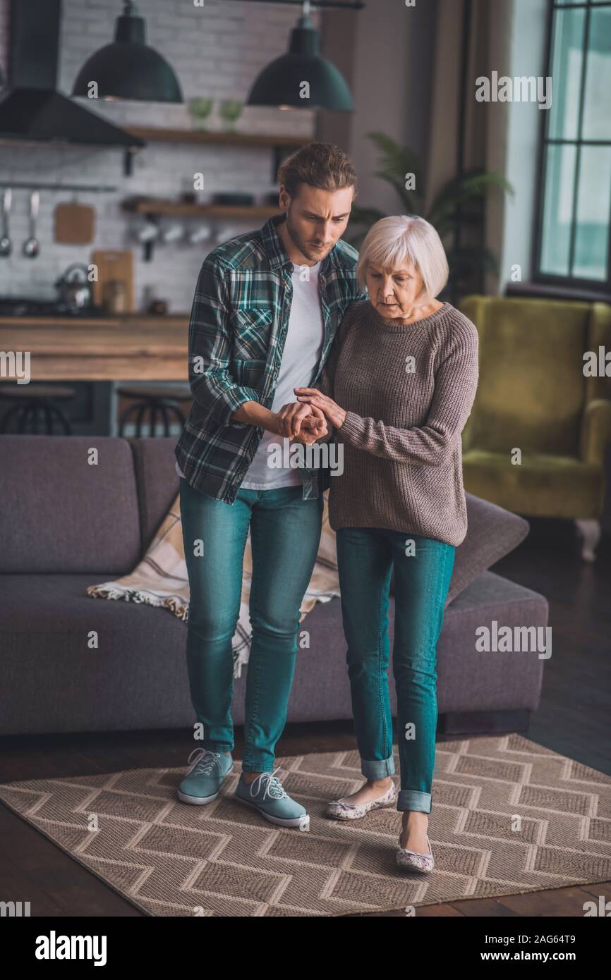 Young mother son walking in hi-res stock photography and images - Alamy