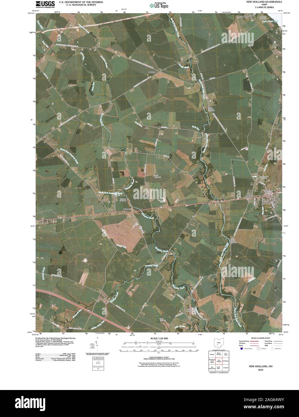 Map of new holland Cut Out Stock Images & Pictures - Alamy