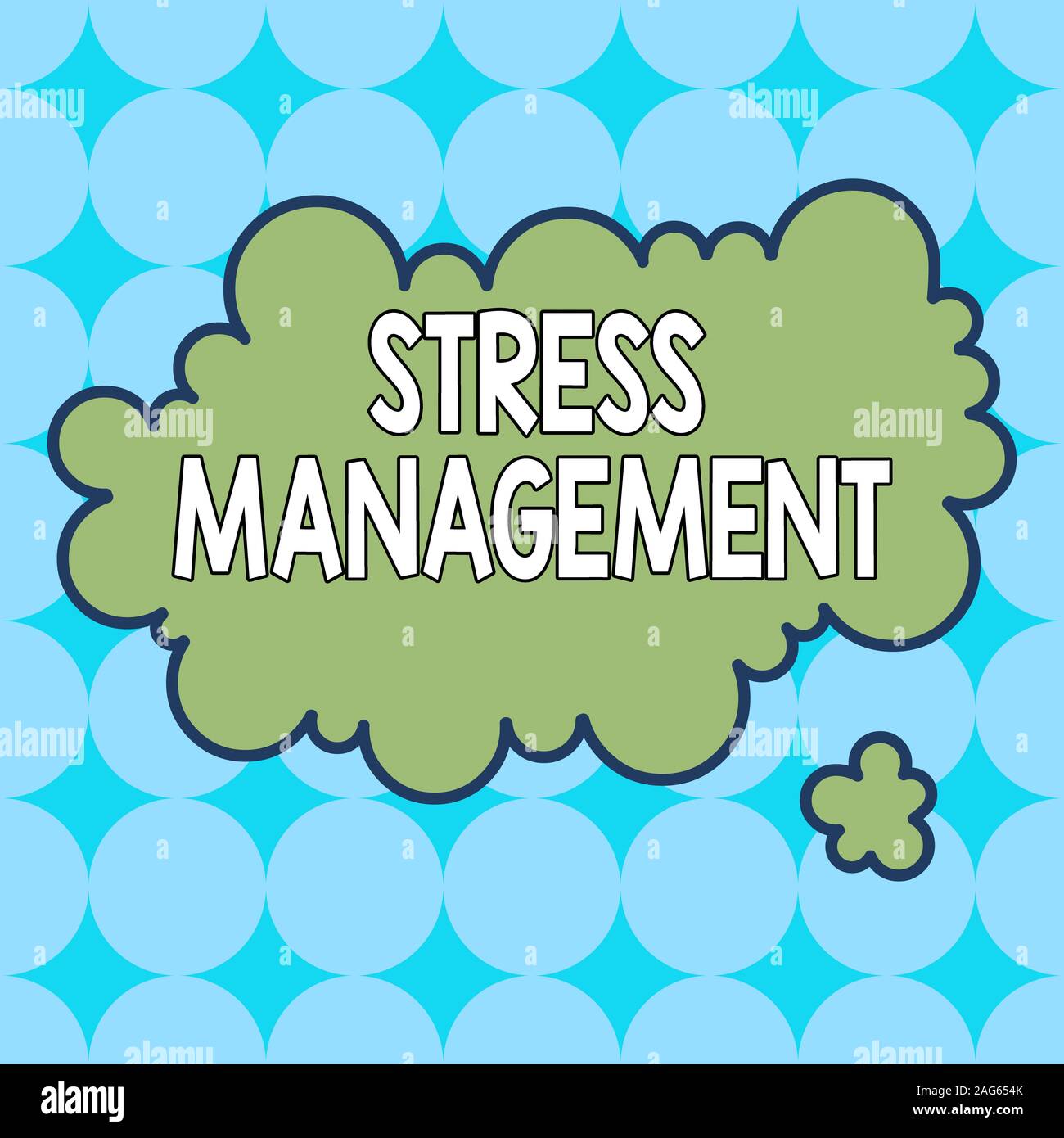 Text sign showing Stress Management. Business photo showcasing learning ...