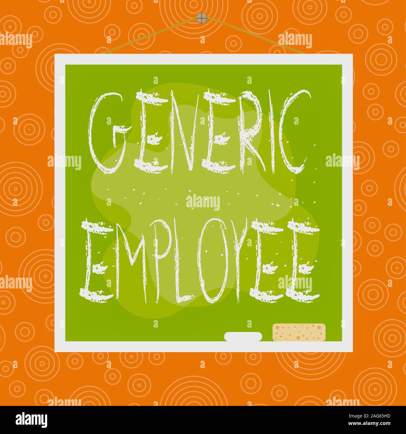 Handwriting text Generic Employee. Conceptual photo one employed by ...