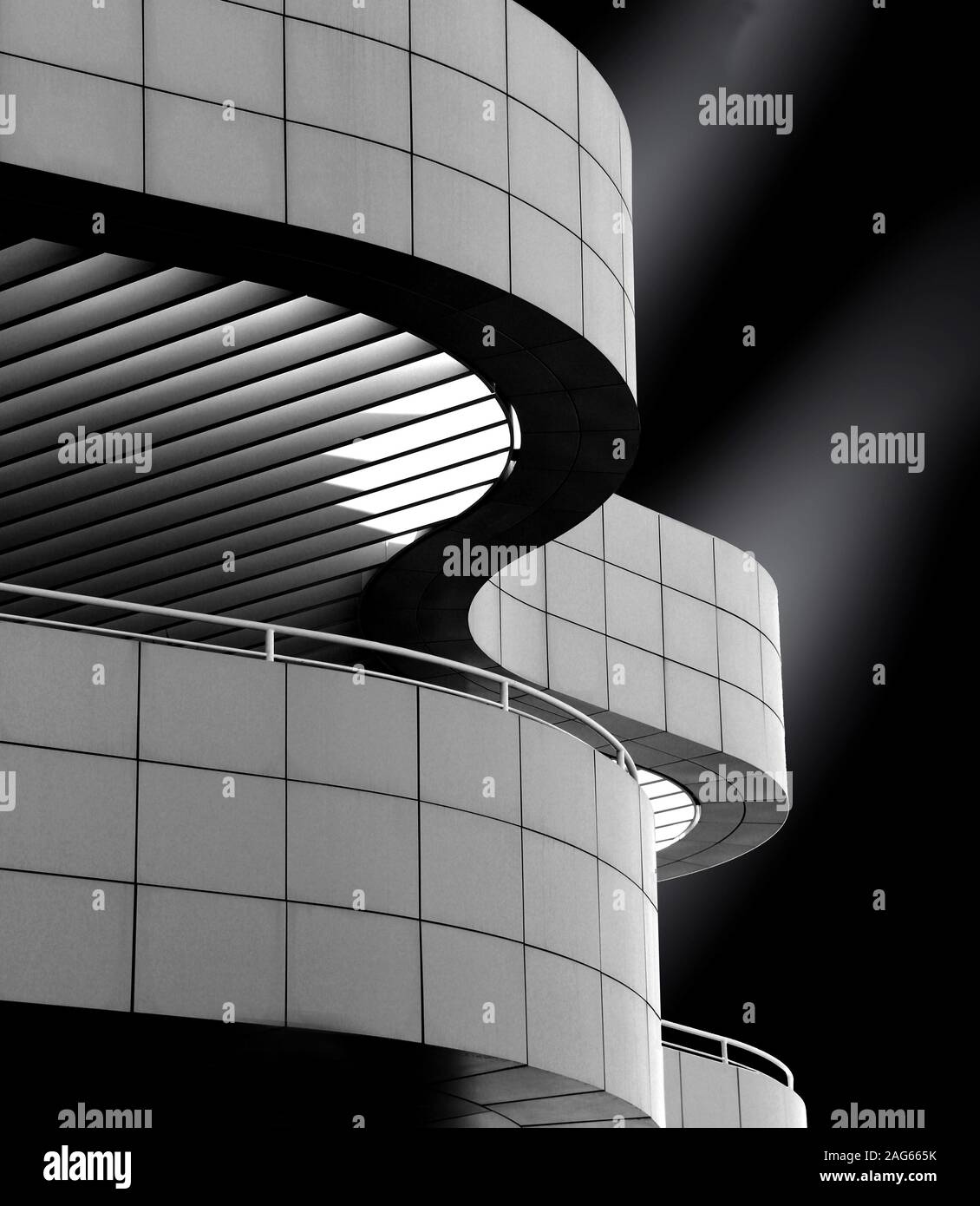 Amazing modern futuristic architecture design for a cool background or ...