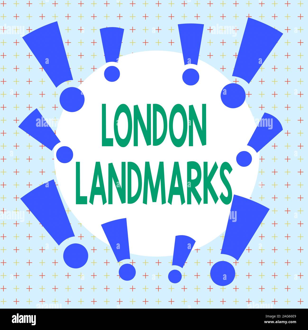 Text sign showing London Landmarks. Business photo showcasing most ...