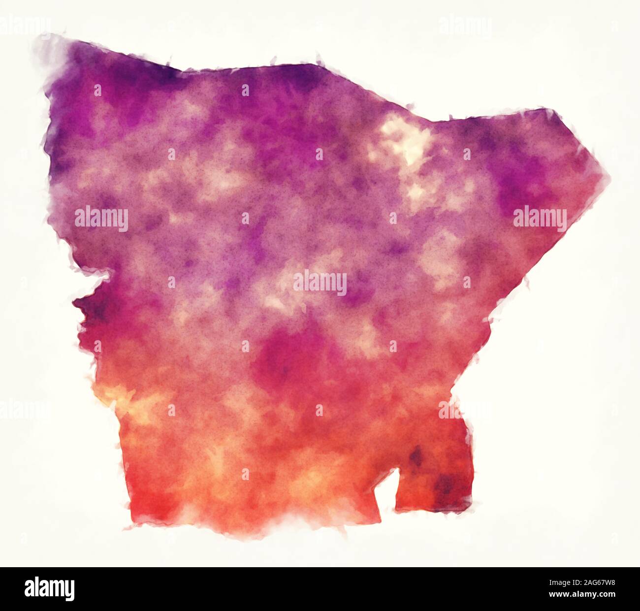 Map of hodh el gharbi hi-res stock photography and images - Alamy