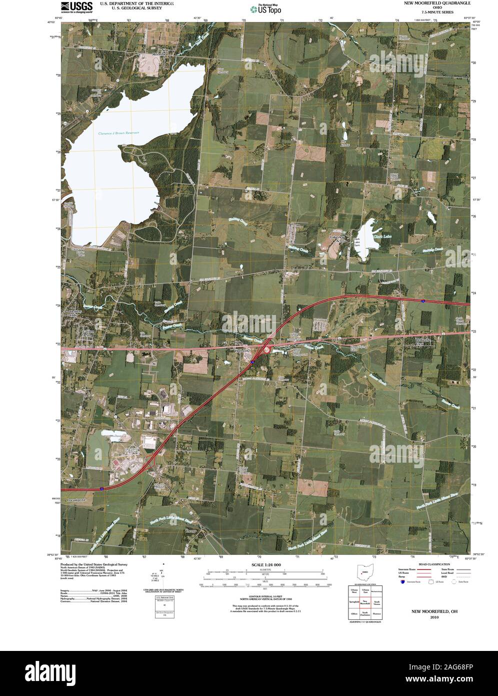 Map of moorefield hi-res stock photography and images - Alamy