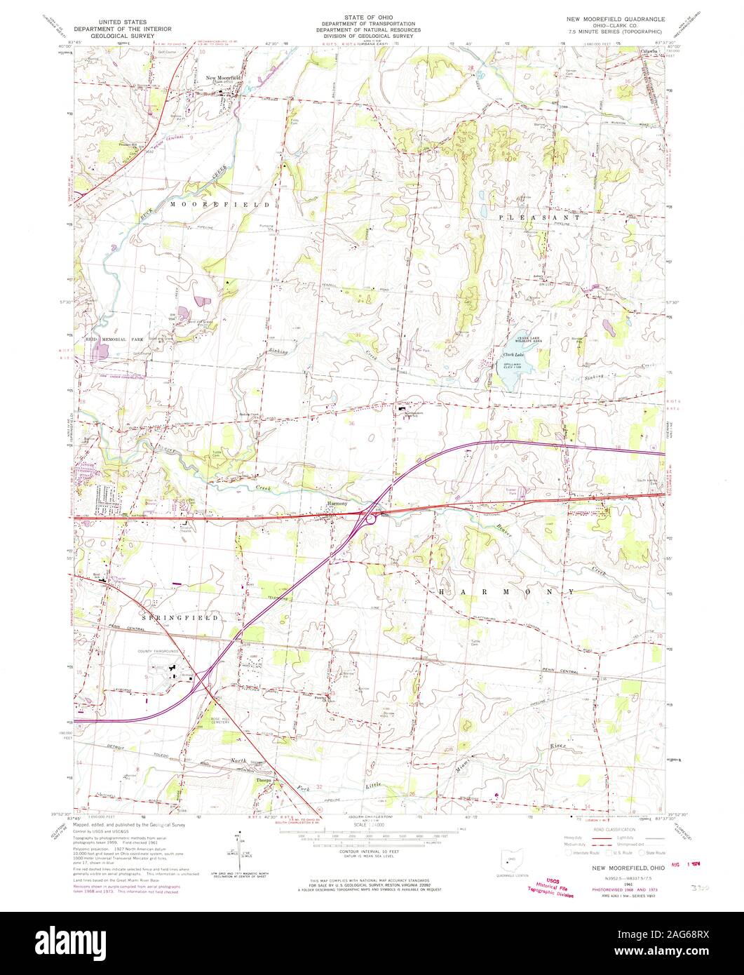 Map of moorefield hi-res stock photography and images - Alamy