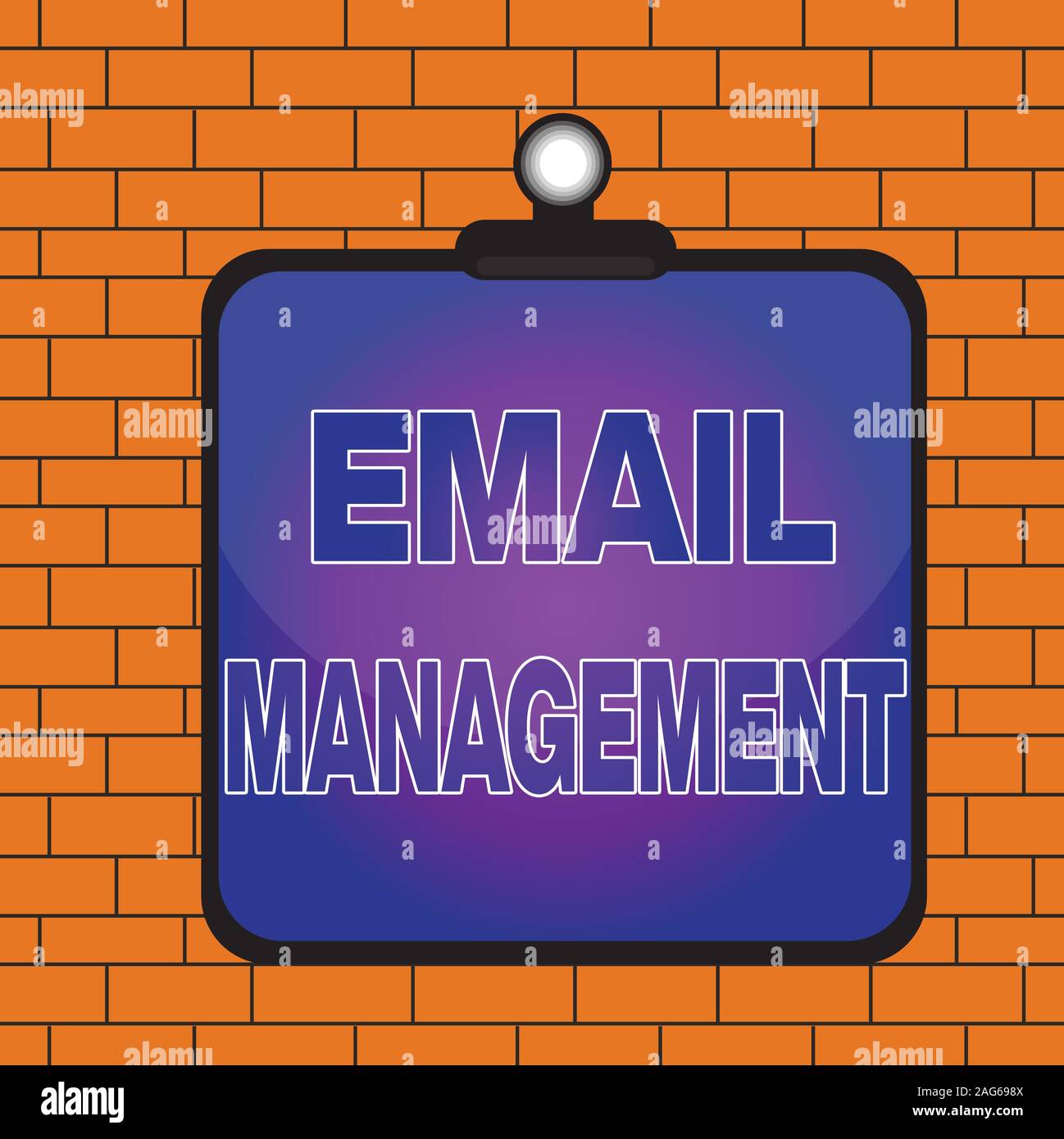 Text sign showing Email Management. Business photo text systematic ...