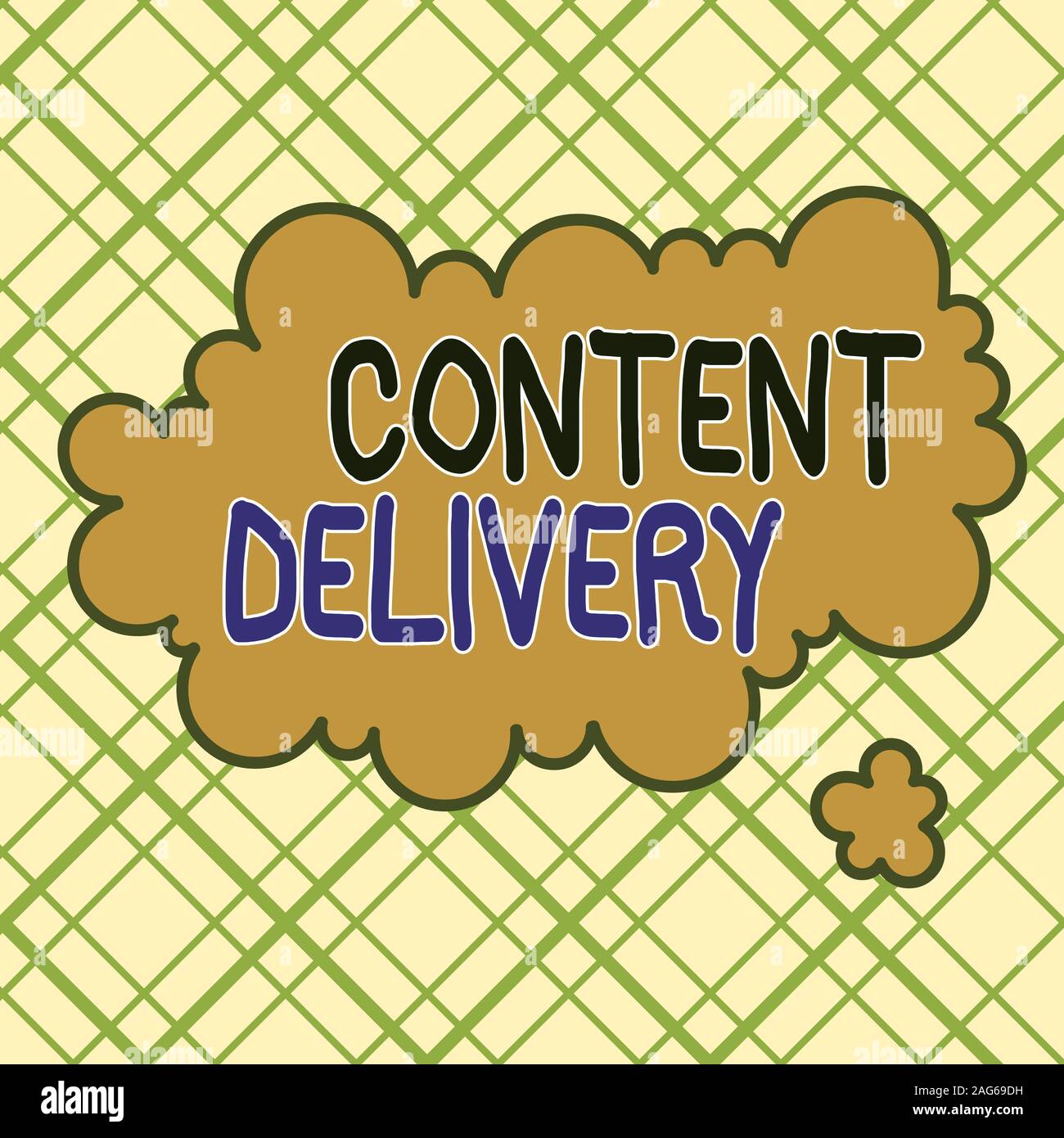 Writing note showing Content Delivery. Business concept for geographically distributed network ...