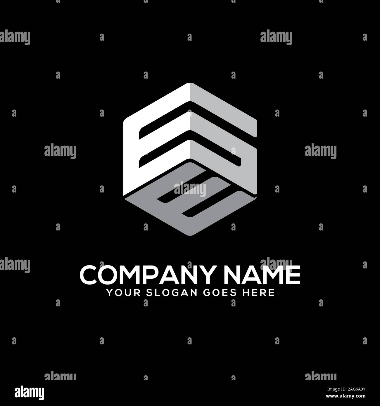 GE letter logo designs, initial name logo vector Stock Vector Image ...