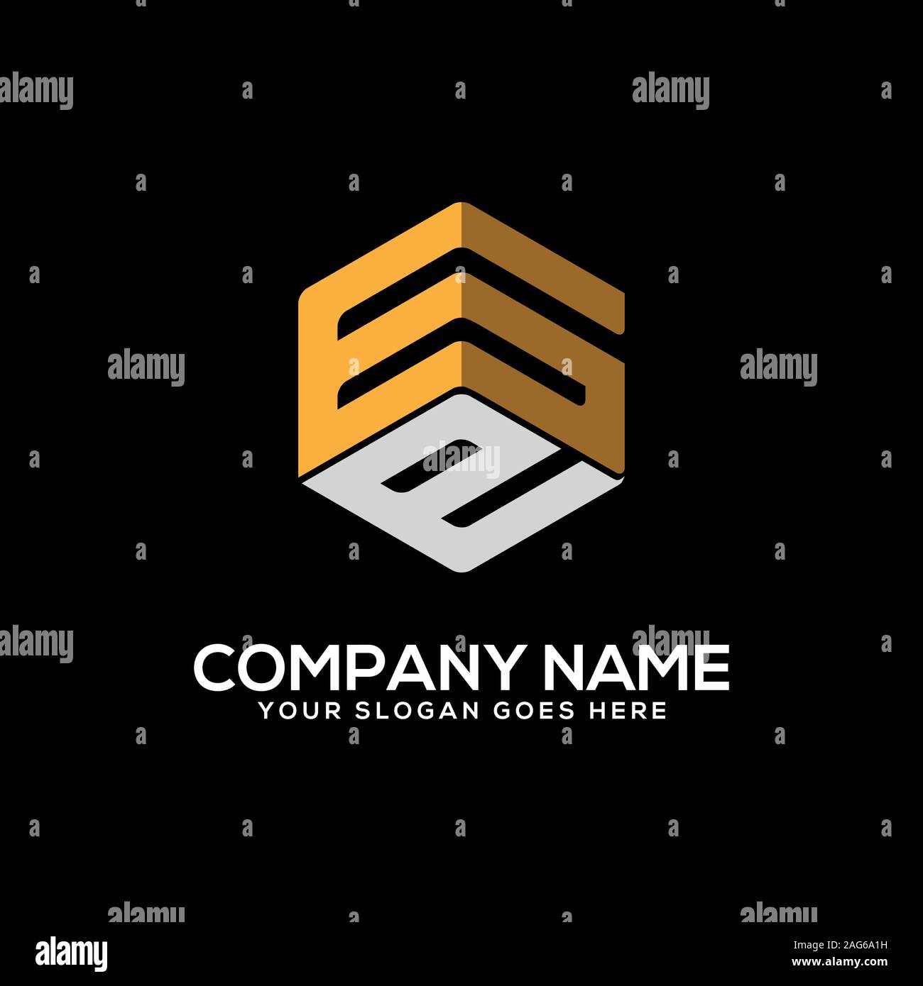 GE letter logo designs, initial name logo vector Stock Vector Image ...