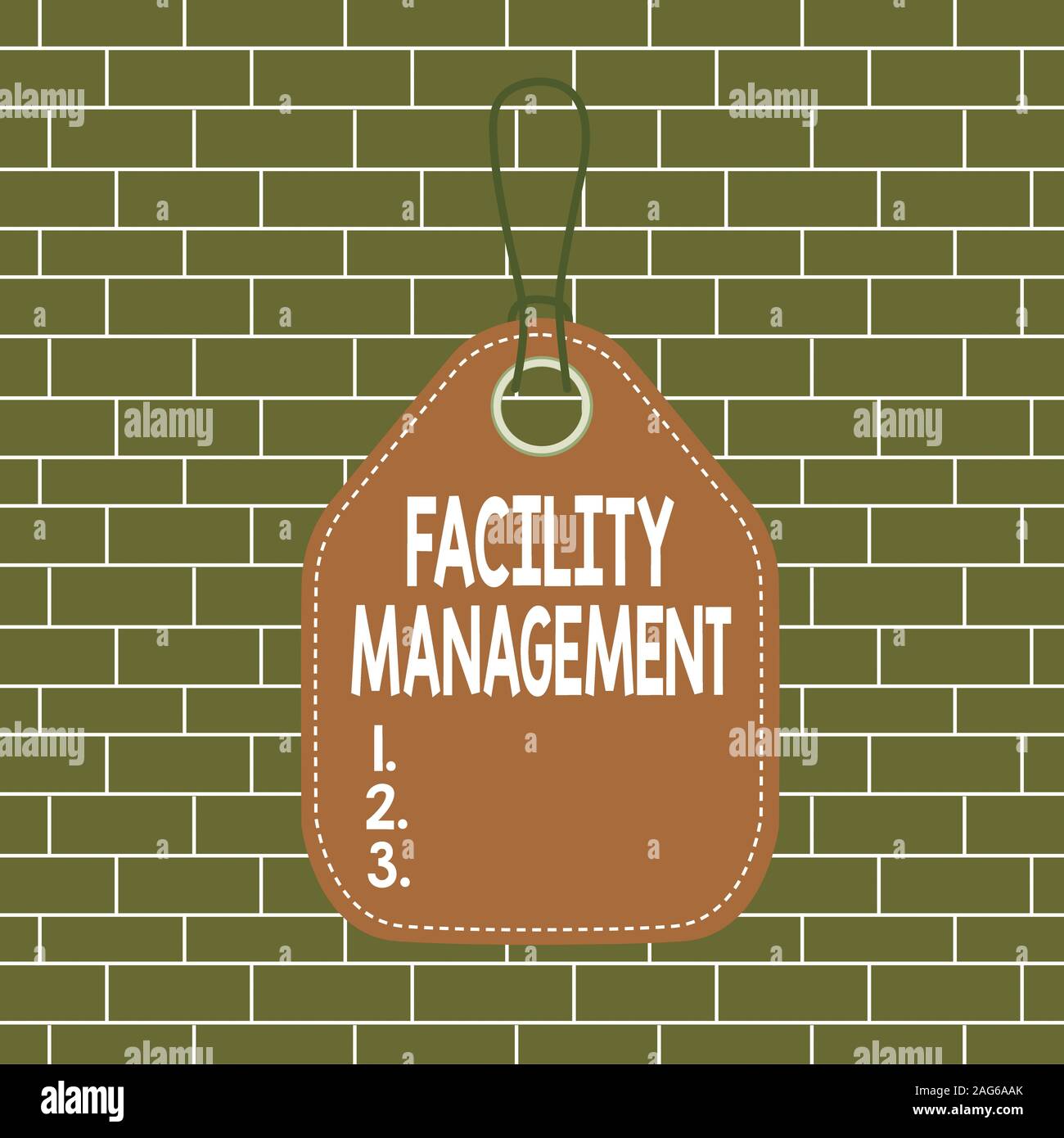 Text sign showing Facility Management. Business photo showcasing ...