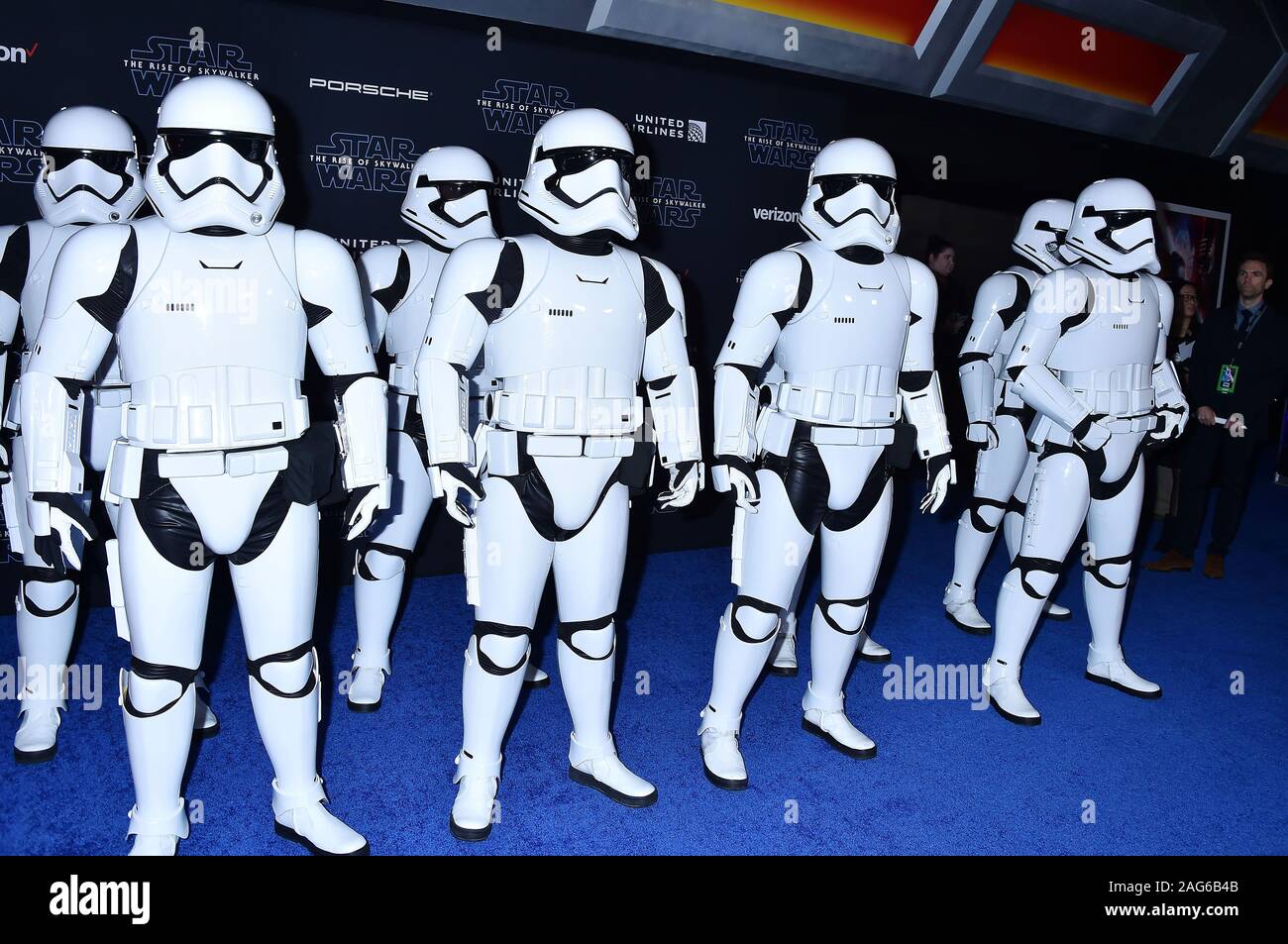 HOLLYWOOD, CA - DECEMBER 16: Storm Troopers attends the Premiere of ...