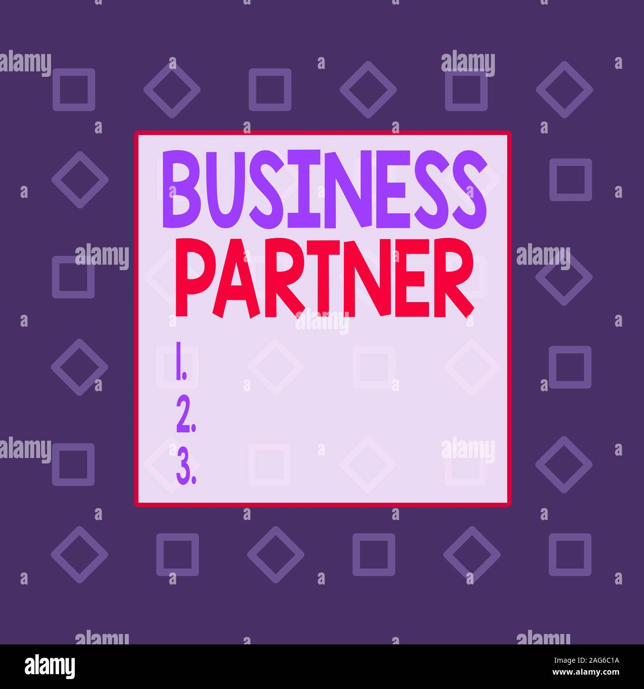 Writing note showing Business Partner. Business concept for commercial ...