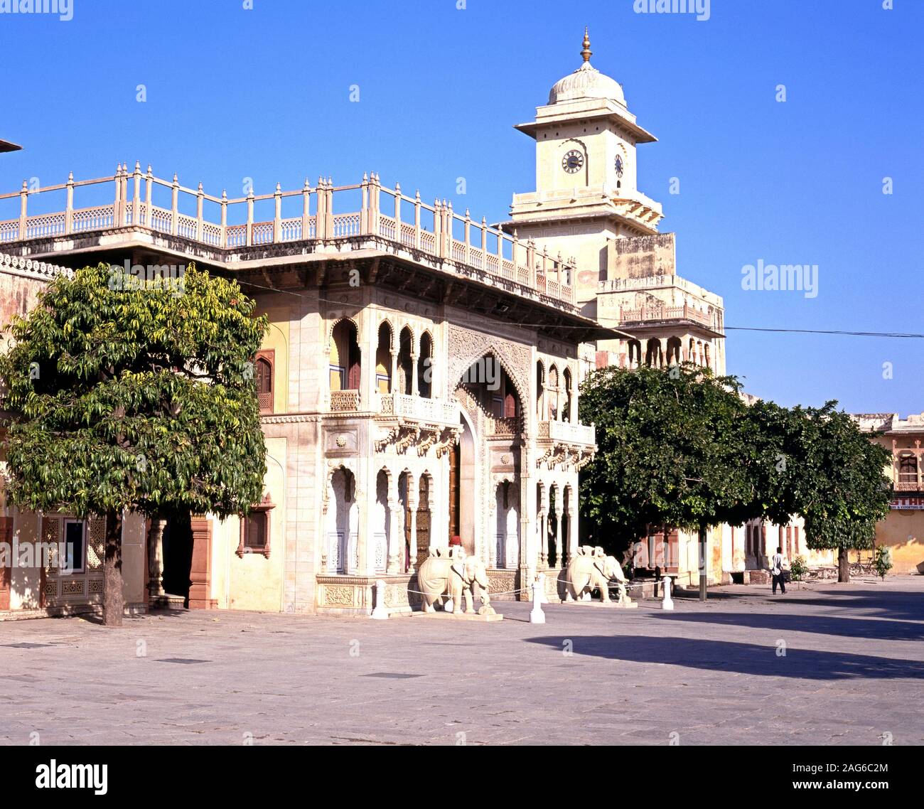 Entrance gate to the City Palace also known as the Chandra Mahal ...
