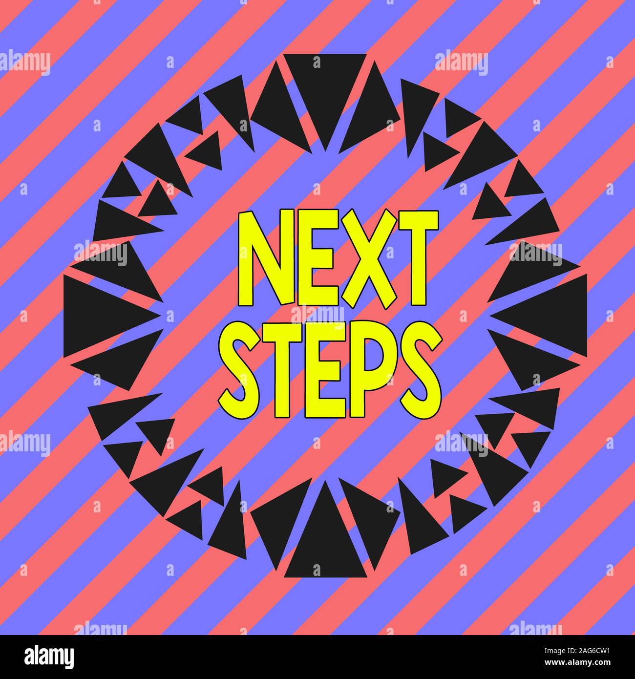 Handwriting text Next Steps. Conceptual photo something you do after ...
