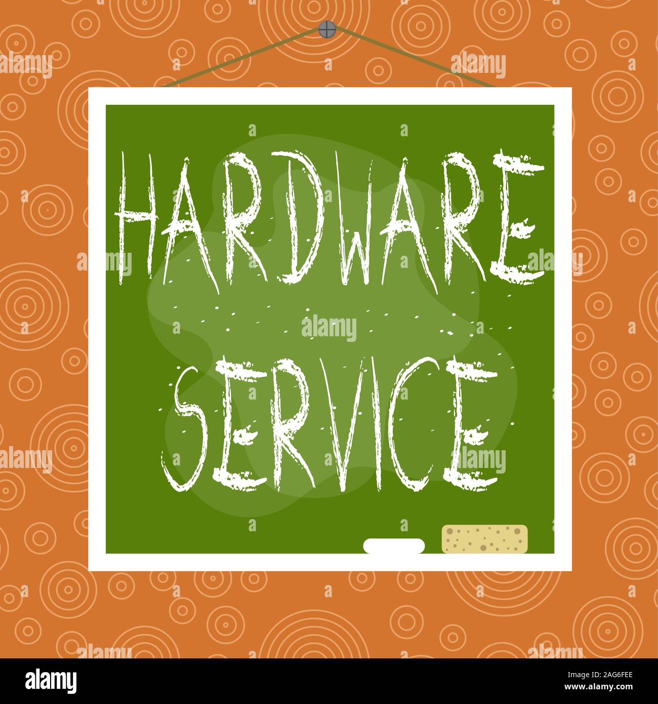 Handwriting text Hardware Service. Conceptual photo act of supporting ...