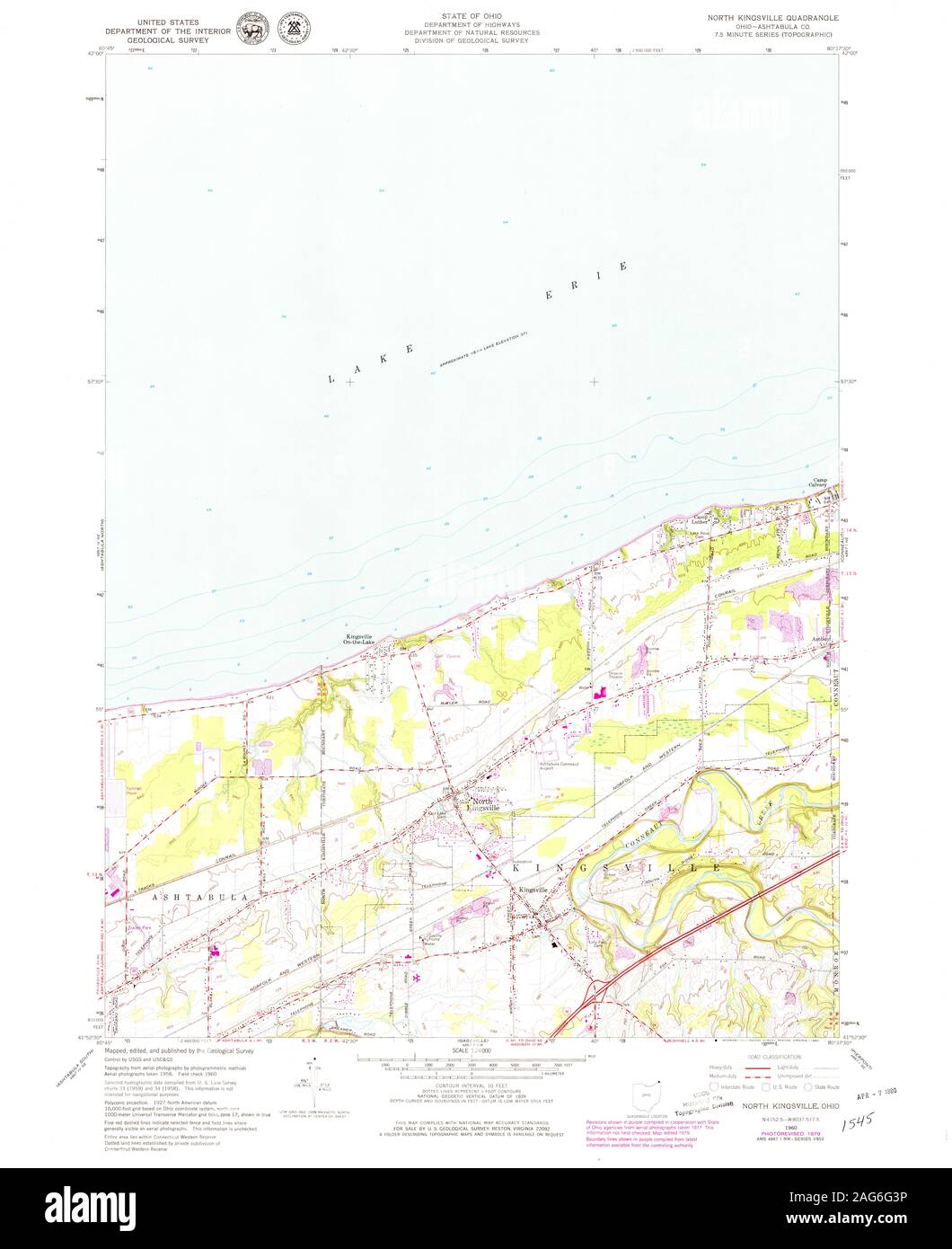 Map of kingsville hi-res stock photography and images - Alamy