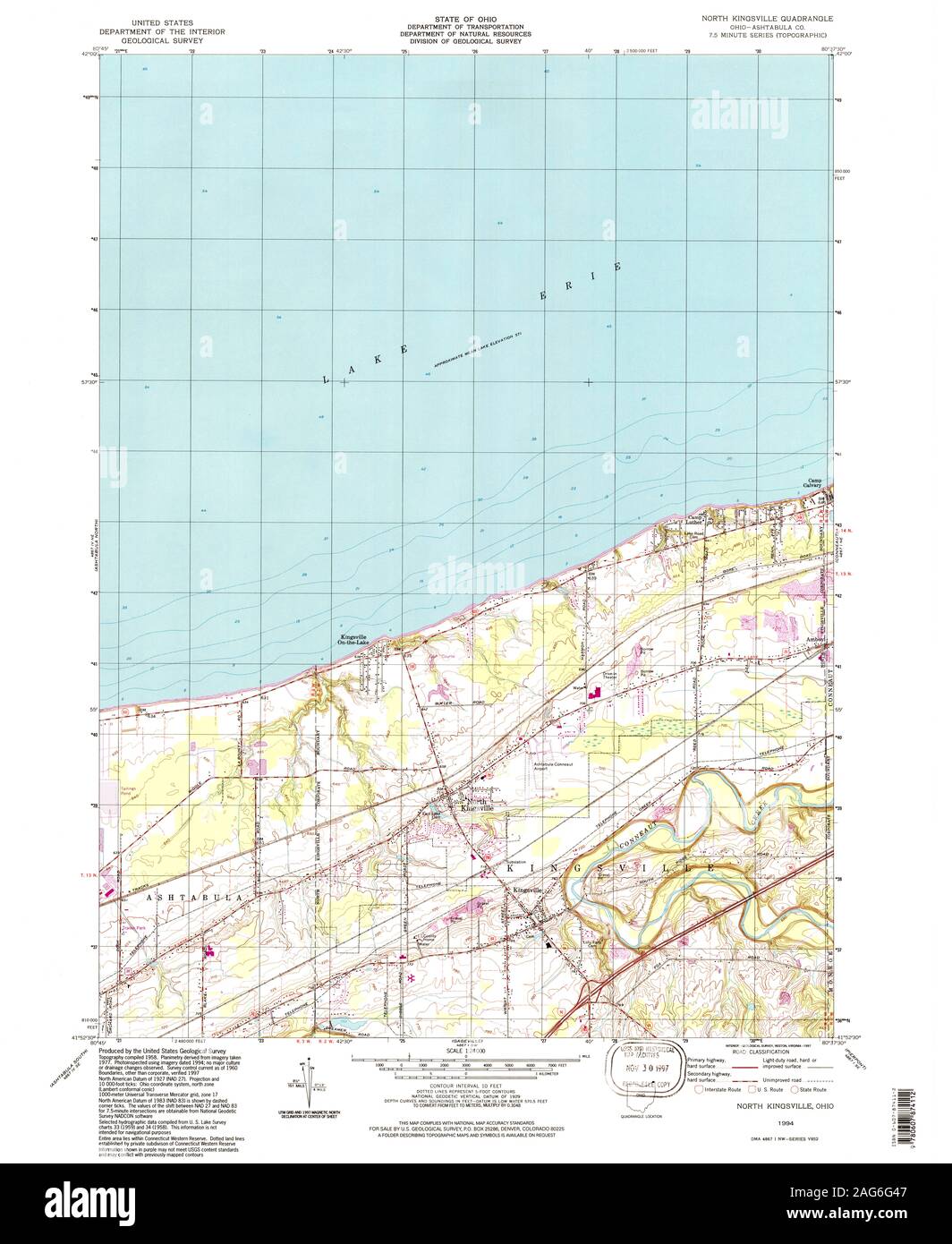 Map of kingsville hi-res stock photography and images - Alamy