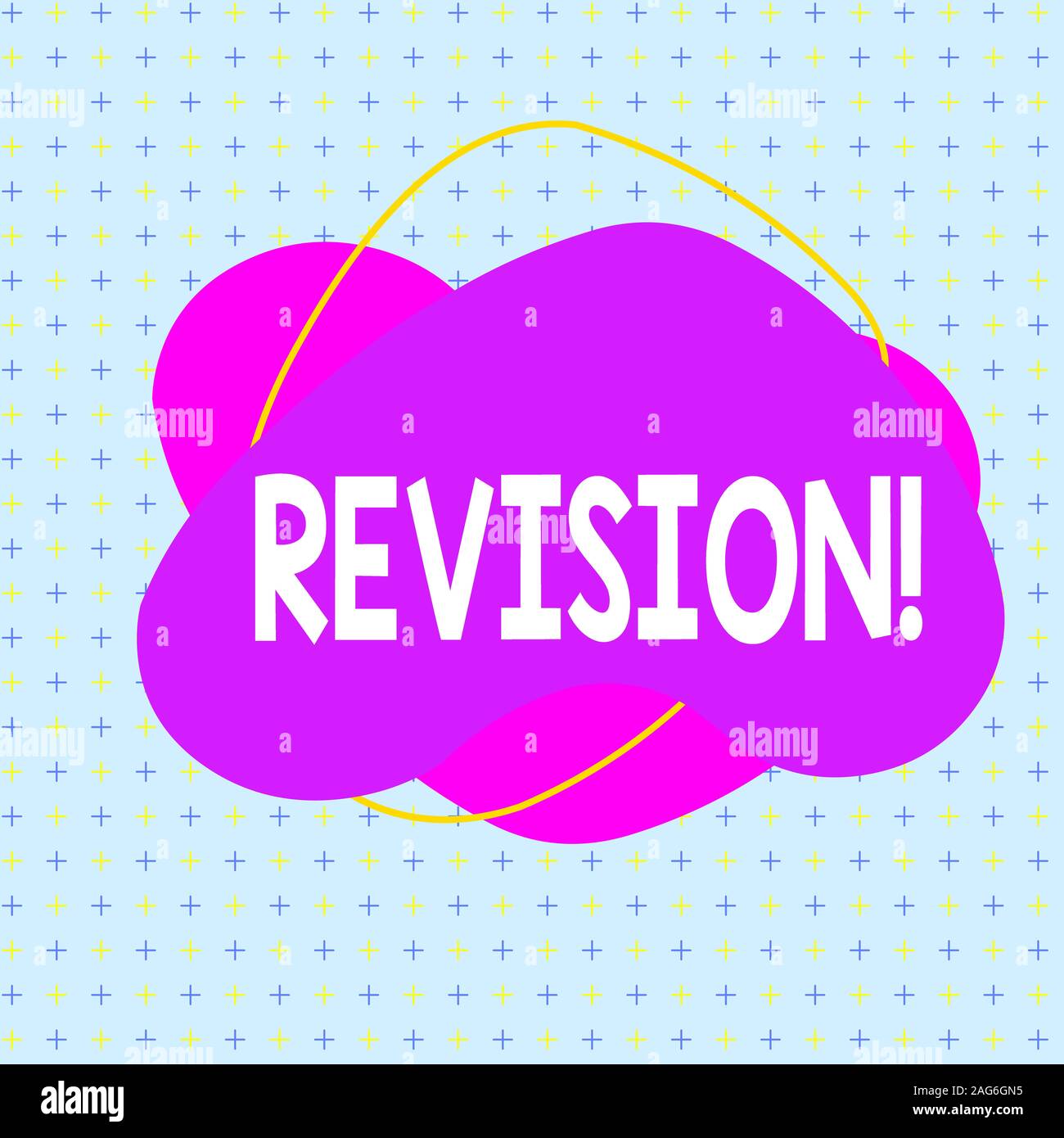 Handwriting text Revision. Conceptual photo action of revising over ...