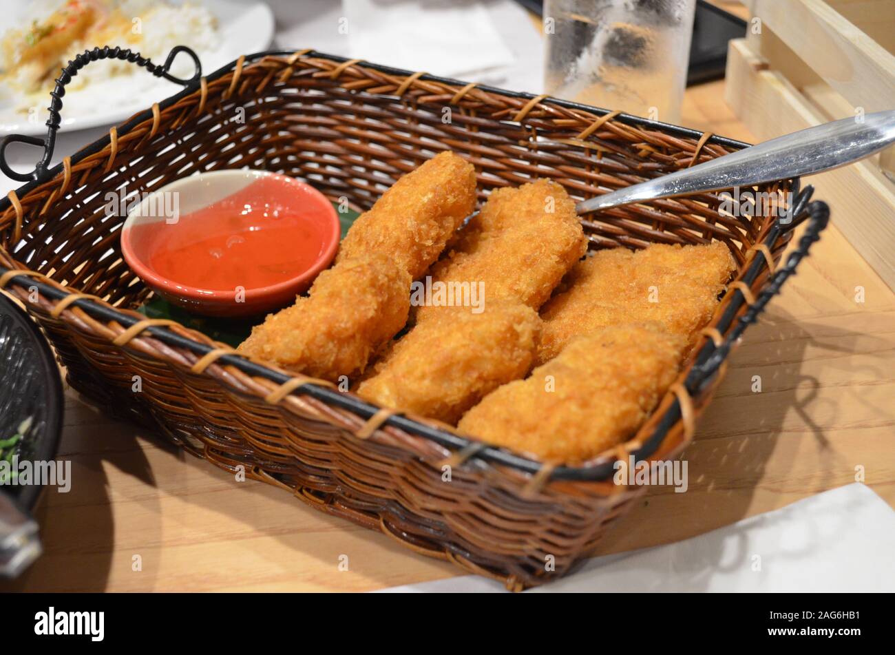 High angle shot of Thai traditional food Stock Photo - Alamy
