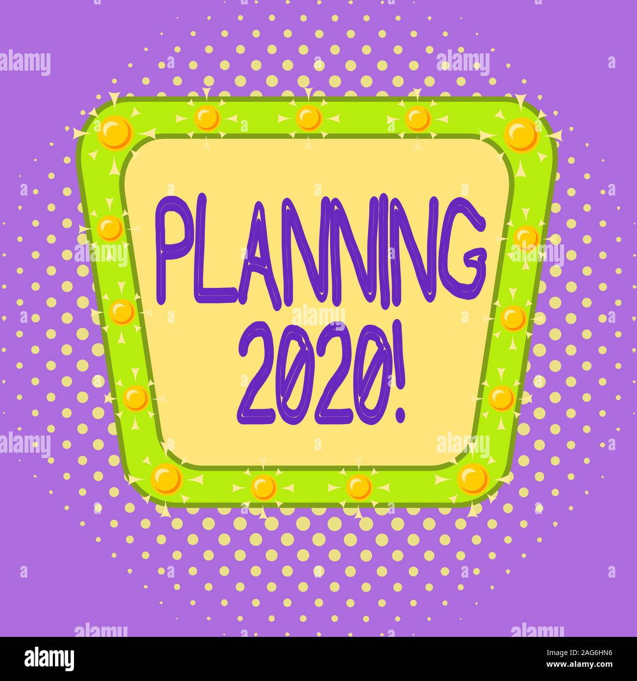 Conceptual hand writing showing Planning 2020. Concept meaning process ...