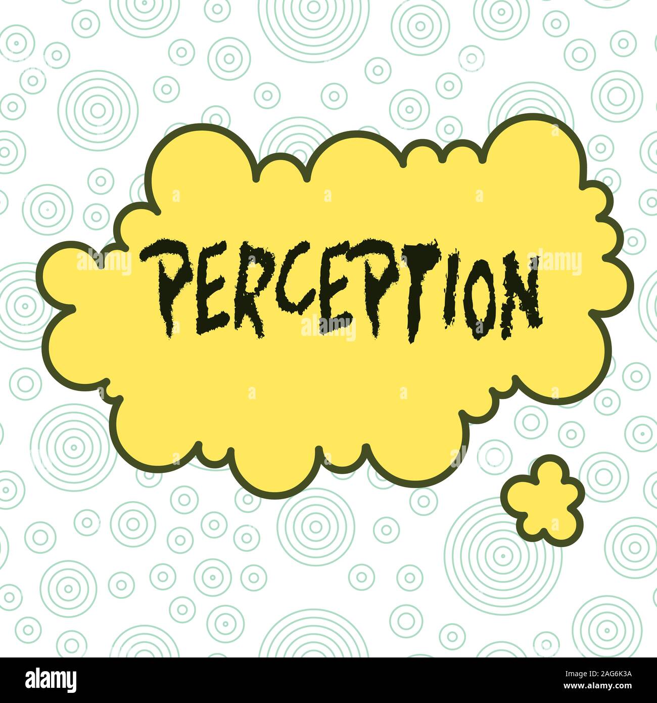 Conceptual hand writing showing Perception. Concept meaning individuals ...