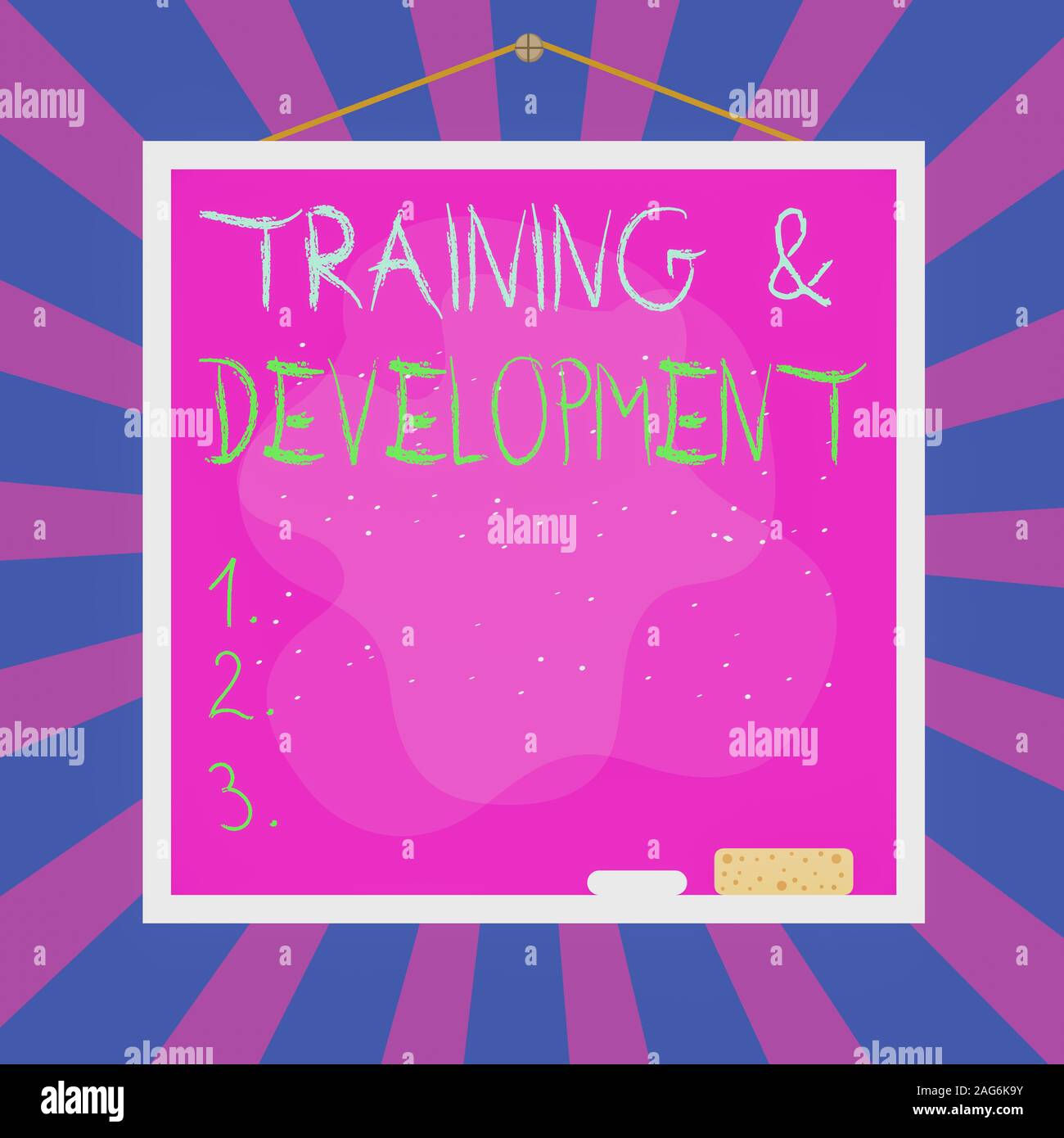 Word writing text Training And Development. Business photo showcasing learn specific knowledge ...