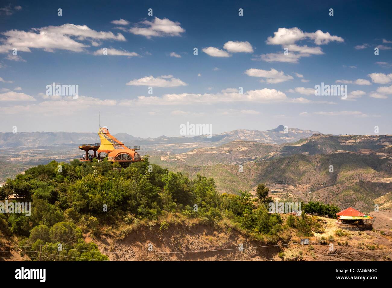 Ethiopia, Amhara, Lalibela, Ben Abeba, unusual, architect-designed ...