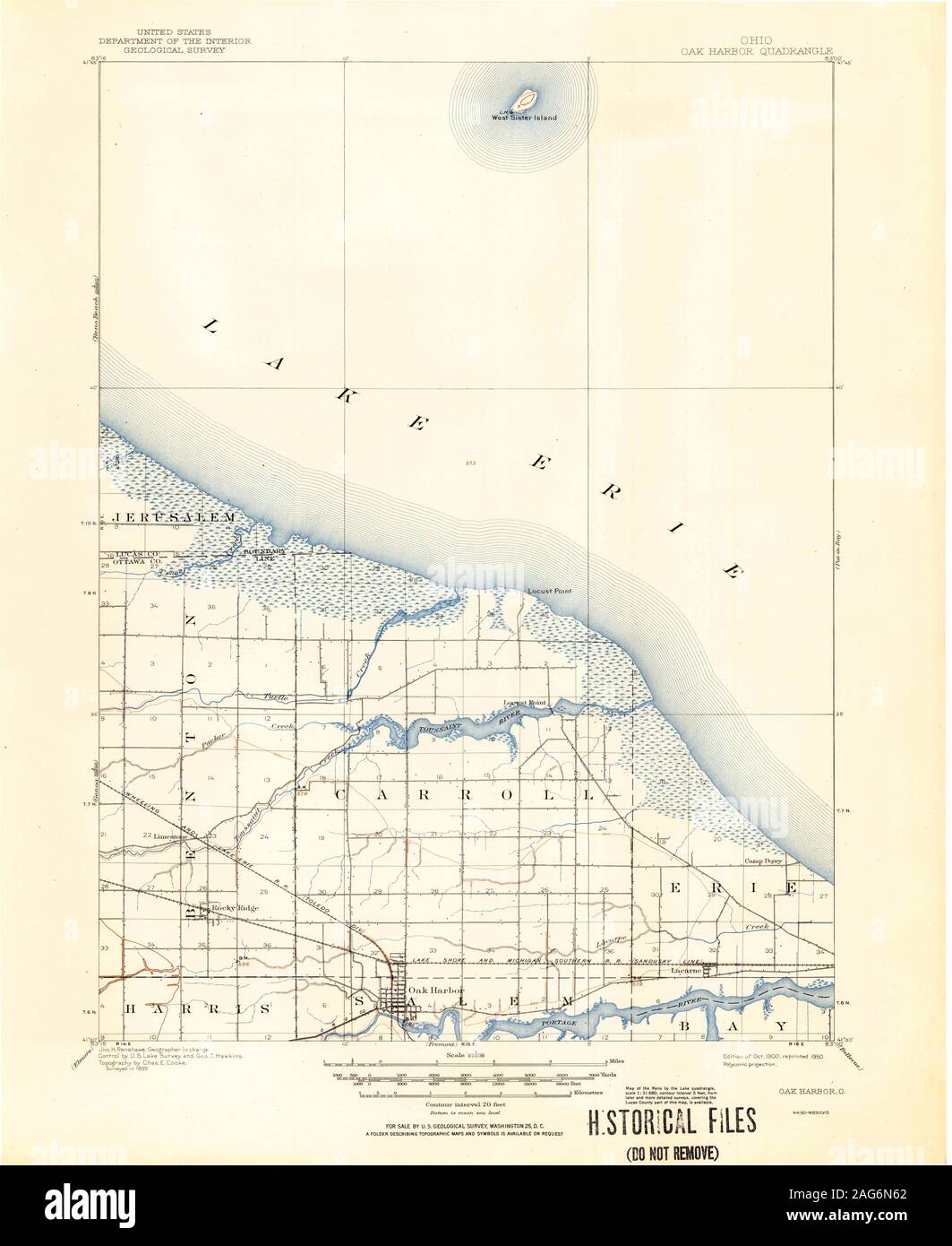 Oak harbor ohio map hi-res stock photography and images - Alamy