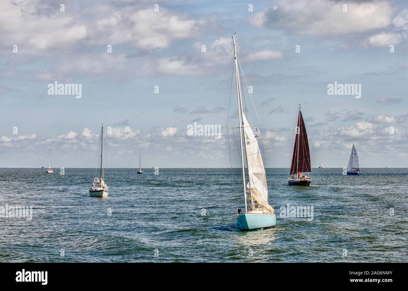 Yachting and sailing on the ijsselmeer hi-res stock photography and ...