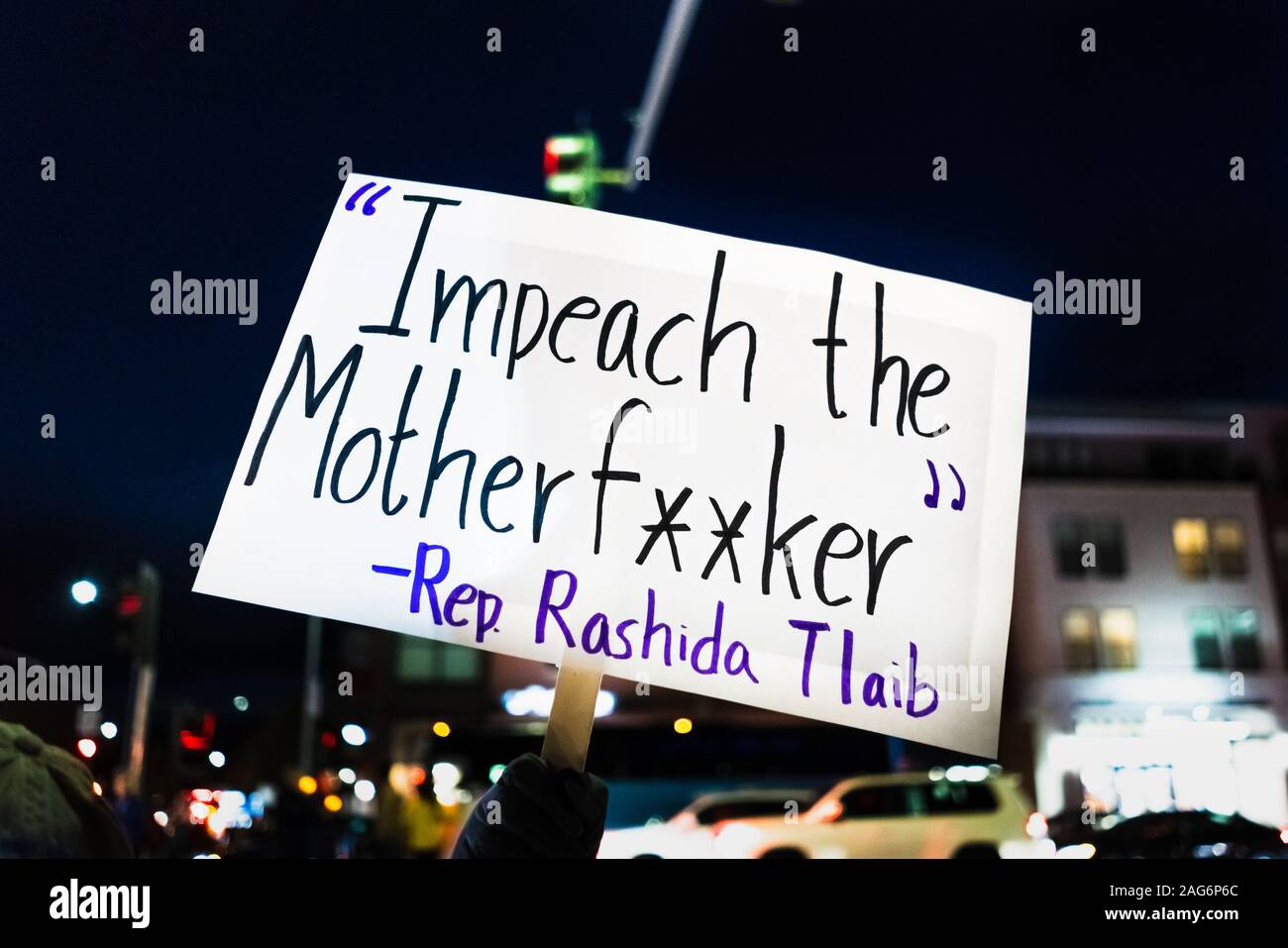Protest placard sign hi-res stock photography and images - Alamy
