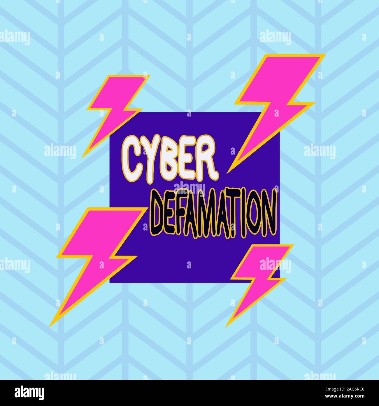 Conceptual hand writing showing Cyber Defamation. Concept meaning ...