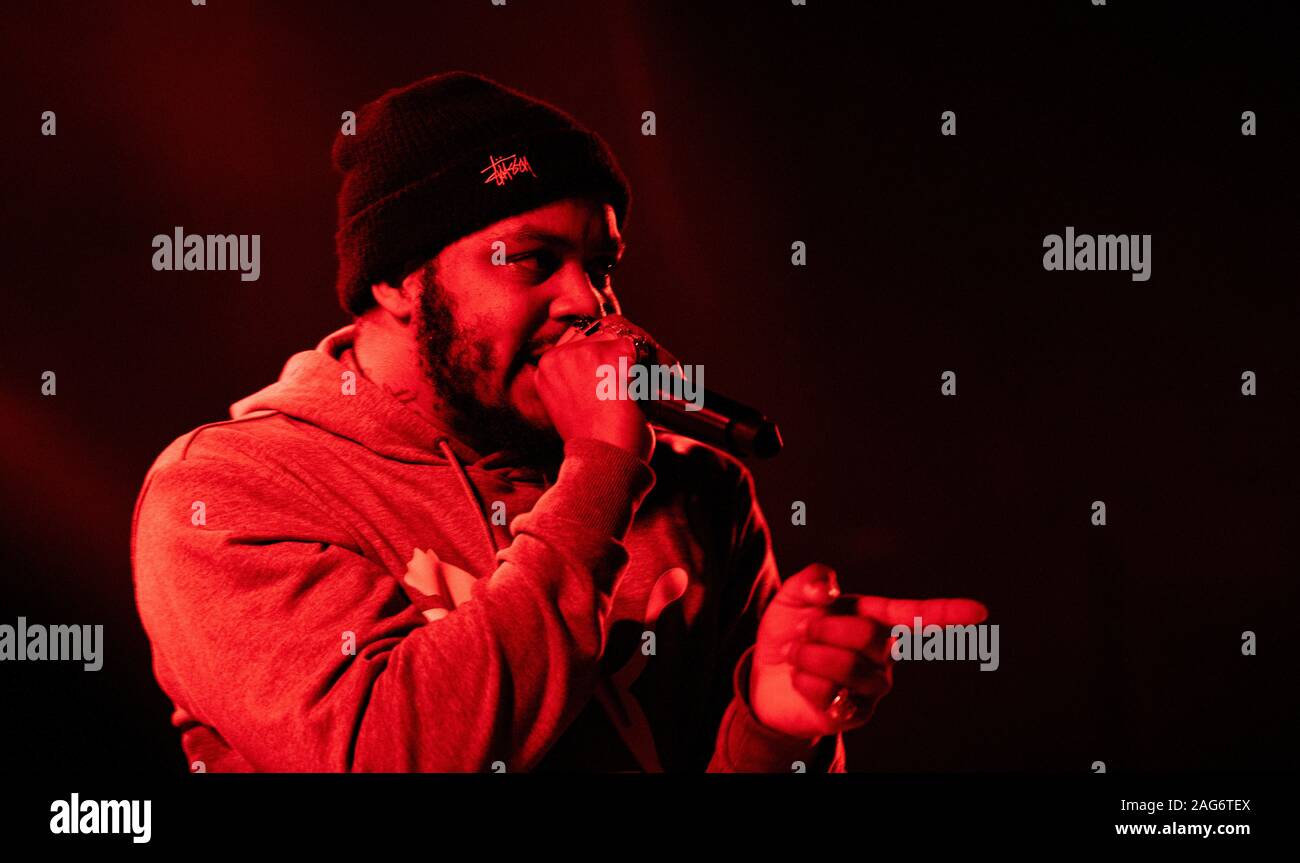 Copenhagen, Denmark. 17th Dec, 2019. The American rapper Grip performs ...