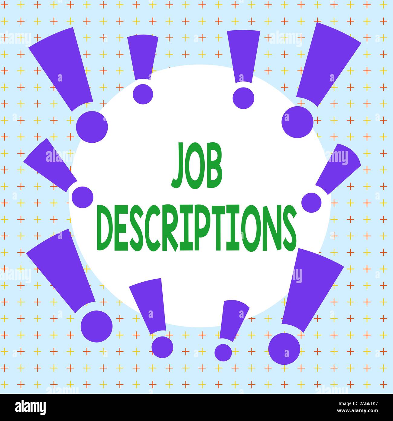 Text sign showing Job Descriptions. Business photo showcasing a formal ...