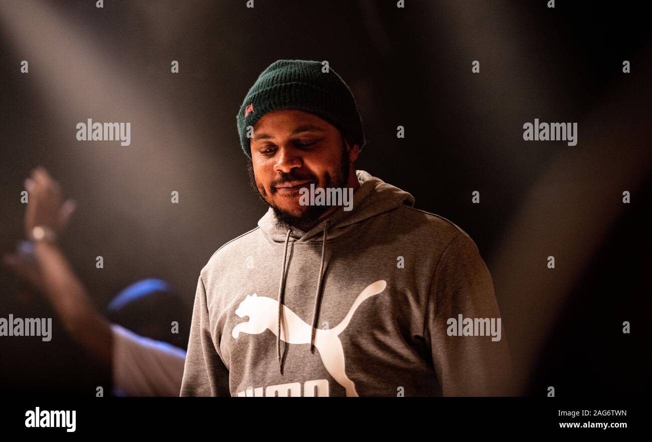 Copenhagen, Denmark. 17th Dec, 2019. The American rapper Grip performs ...