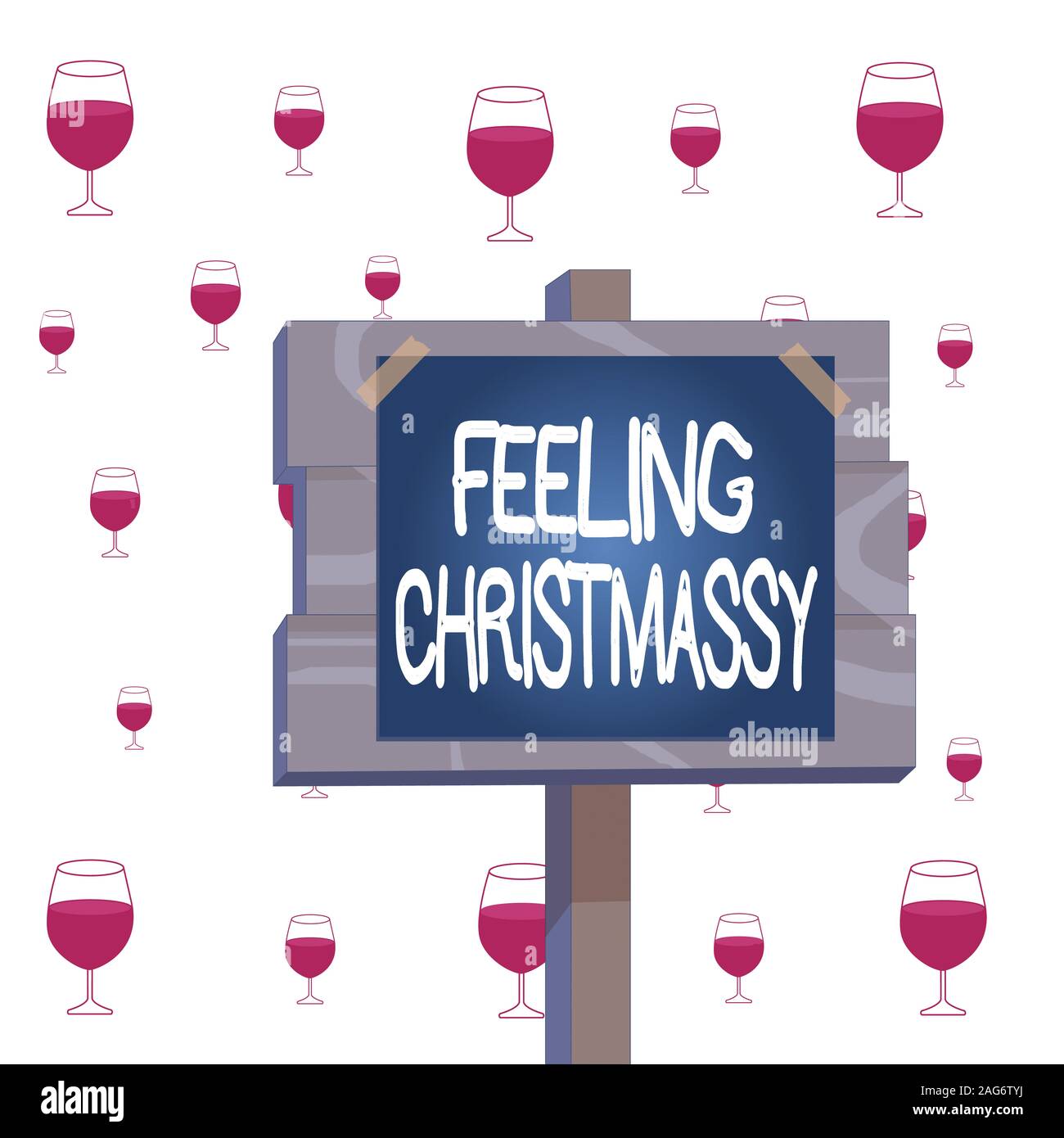 Text sign showing Feeling Christmassy. Business photo showcasing ...