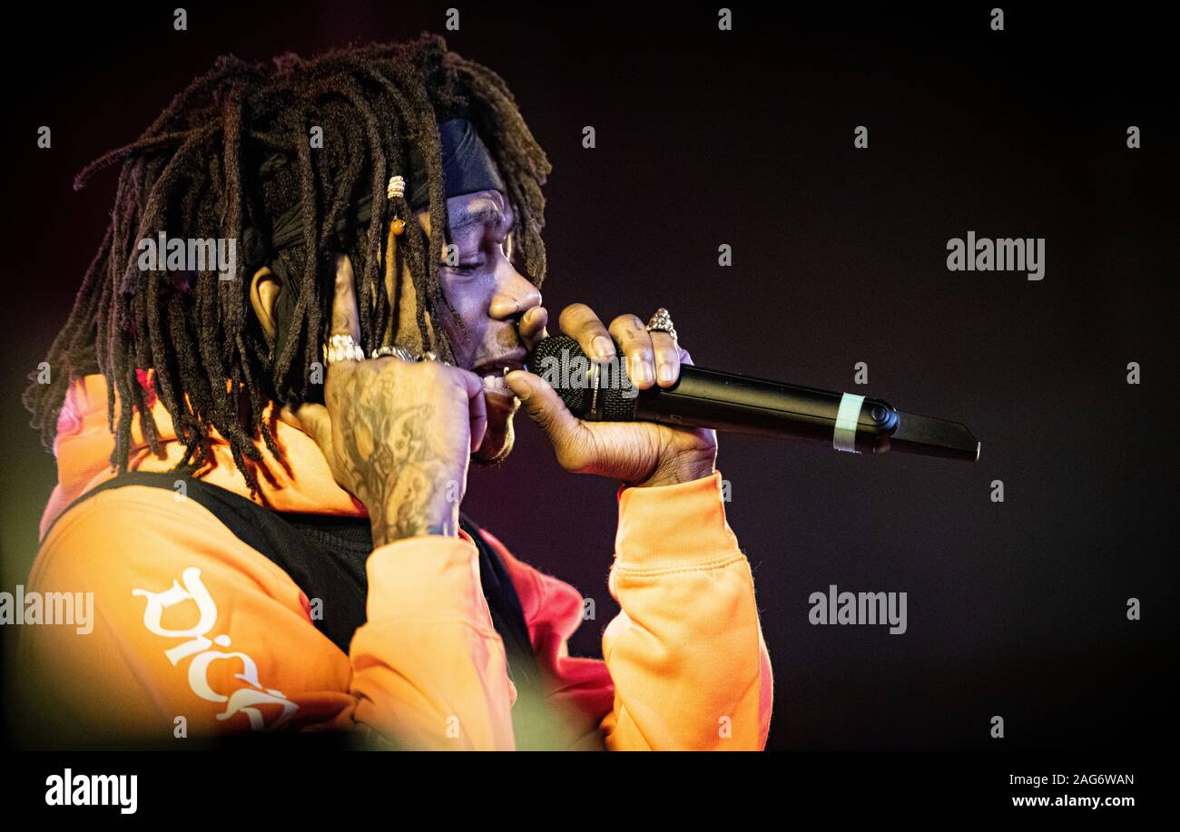 Copenhagen, Denmark. 17th Dec, 2019. The American rapper J.I.D ...