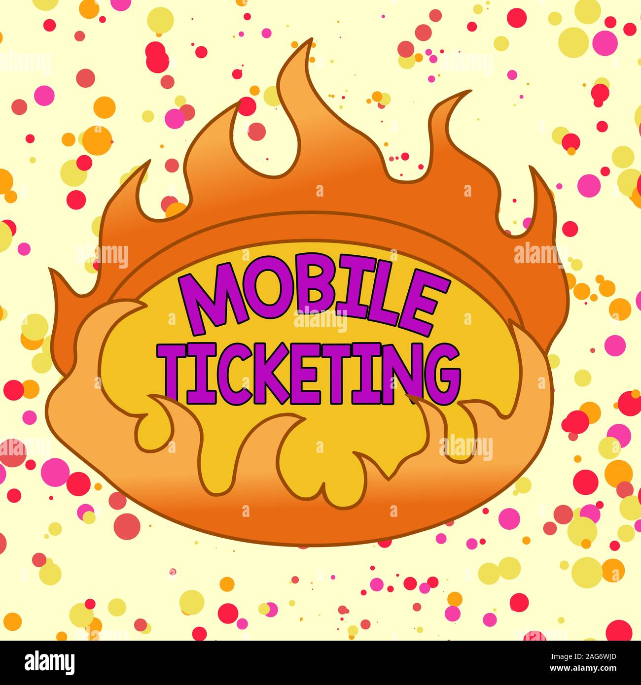 Conceptual hand writing showing Mobile Ticketing. Concept meaning ...