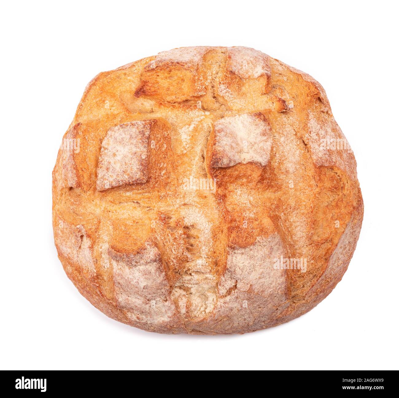 loaf isolated on a white background Stock Photo - Alamy