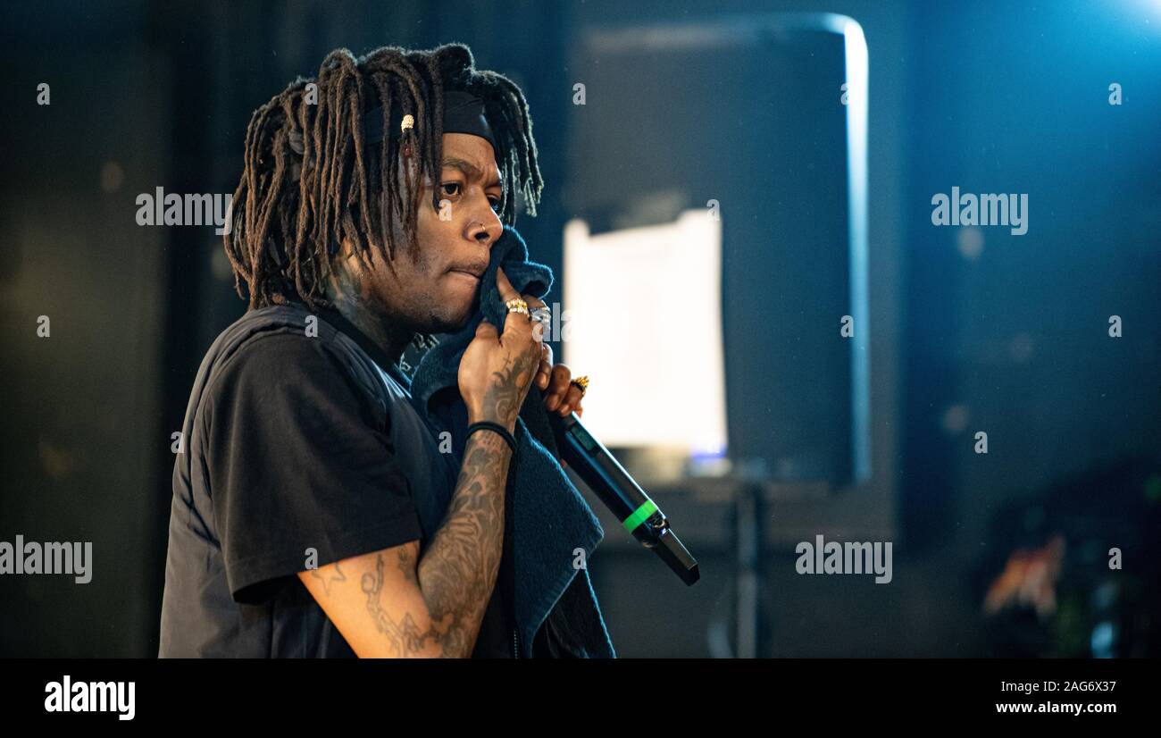 Copenhagen, Denmark. 17th Dec, 2019. The American rapper J.I.D ...