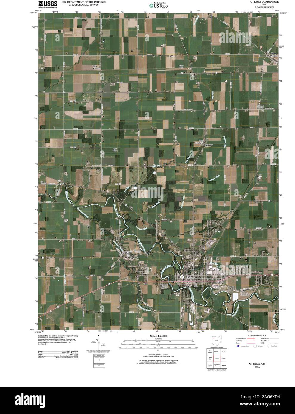 Ottawa ohio map hi-res stock photography and images - Alamy