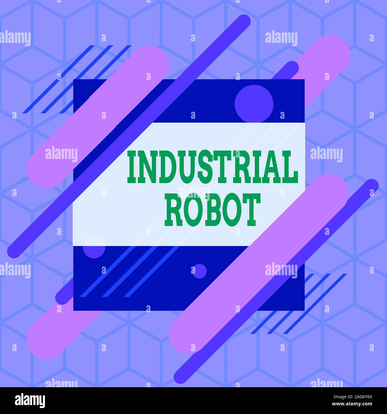 Writing note showing Industrial Robot. Business concept for robotic ...