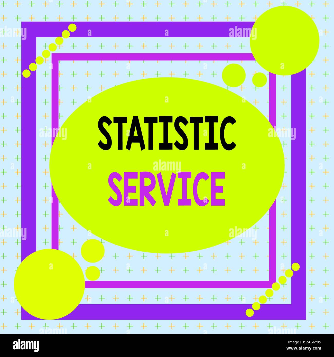 Text sign showing Statistic Service. Business photo showcasing economic ...