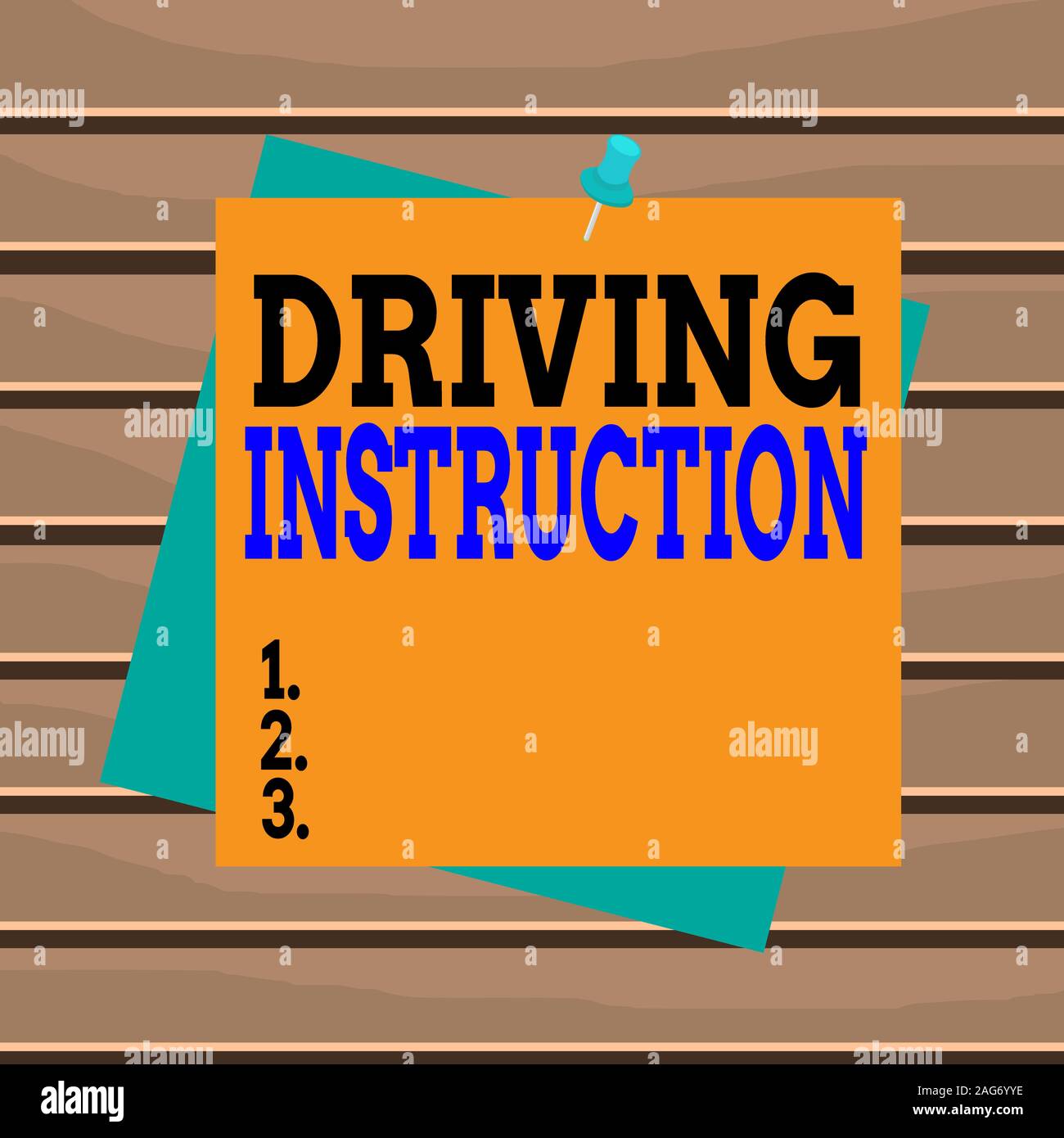 Conceptual hand writing showing Driving Instruction. Concept meaning ...