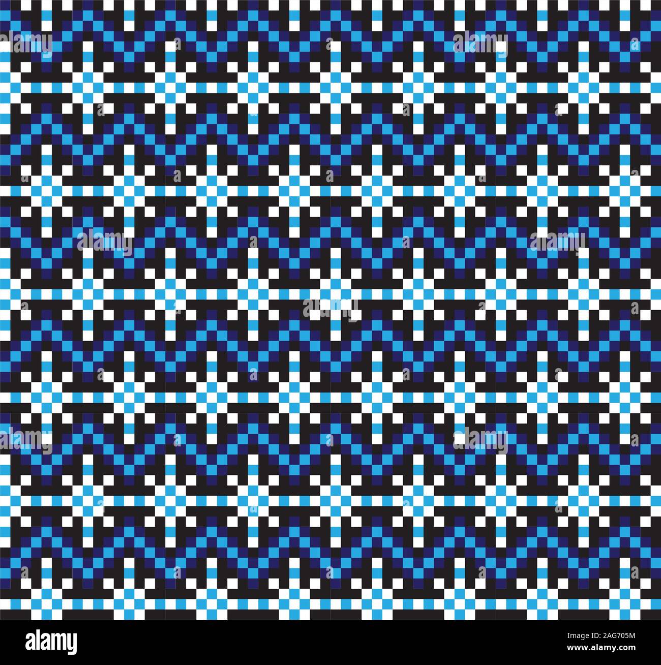 This is a fair isle snowflake pattern suitable for website resources ...