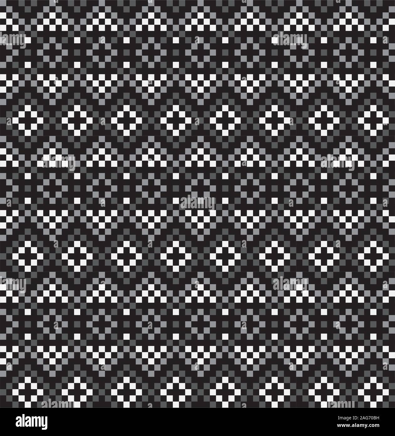This is a fair isle snowflake pattern suitable for website resources ...