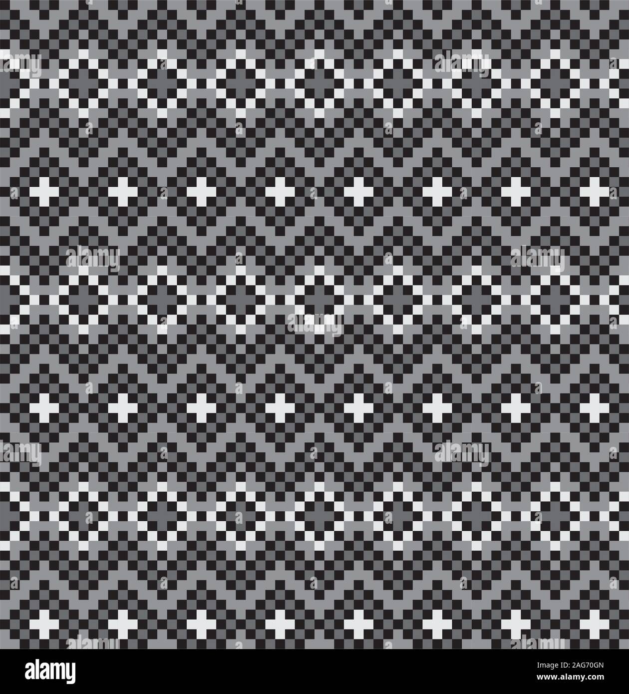 This is a fair isle snowflake pattern suitable for website resources ...